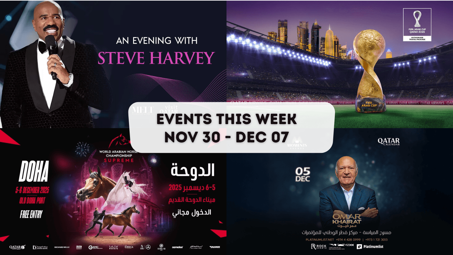 QL Events : Nov 30 – Dec 07 | Qatar Living