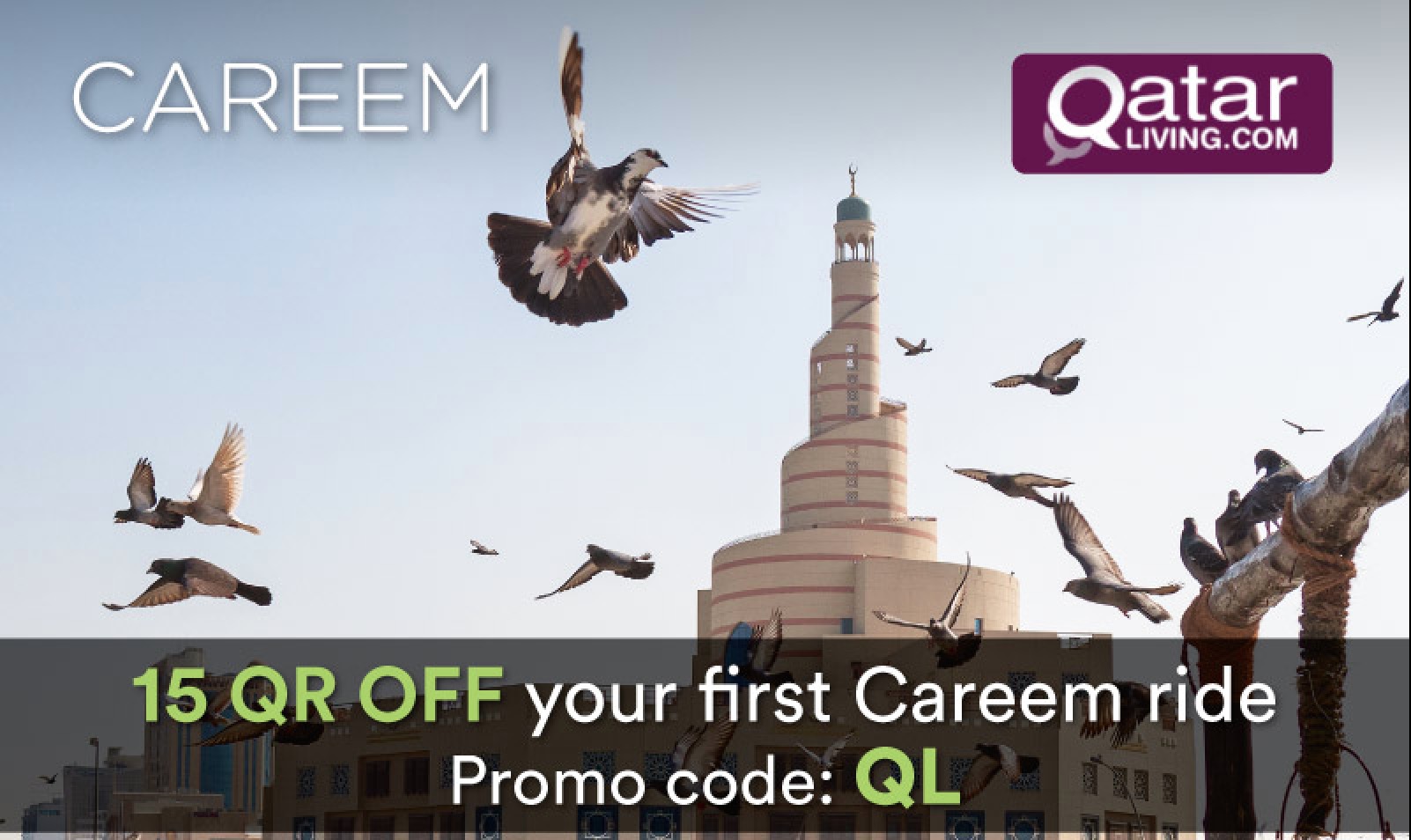Qatar Living special: Get QAR15 off your first Careem ride | Qatar Living