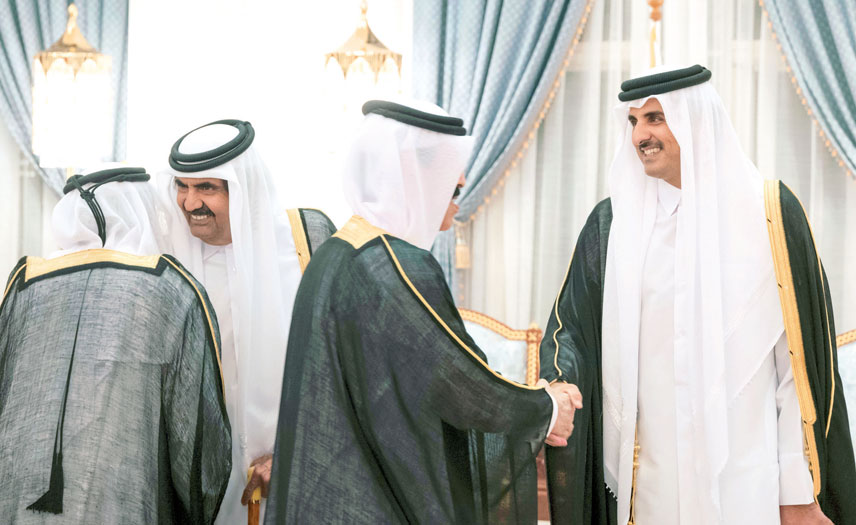 HH The Emir, HH The Father Emir receive Ramadan well-wishers at Al ...