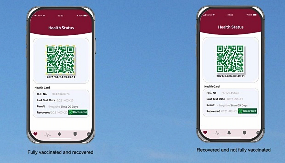 Ehteraz app now shows the recovered status icon | Qatar Living