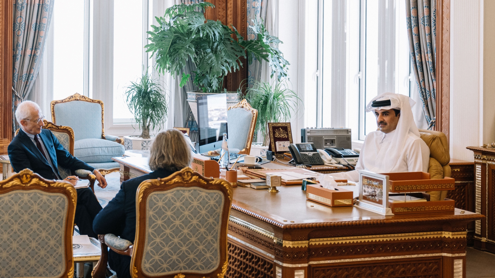 H.H. The Amir Sheikh Tamim's interview with French magazine 'Le Point ...