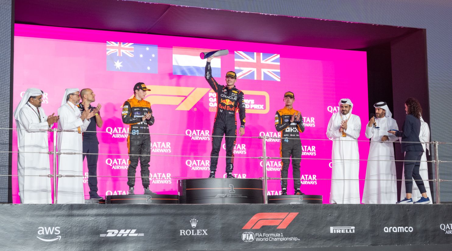 With HH The Amir in attendance, world champion Verstappen lifts Qatar ...