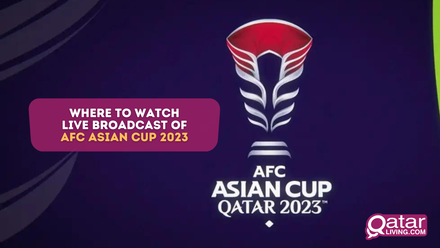 Where to Watch Live Broadcast of AFC Asian Cup 2023 | Qatar Living