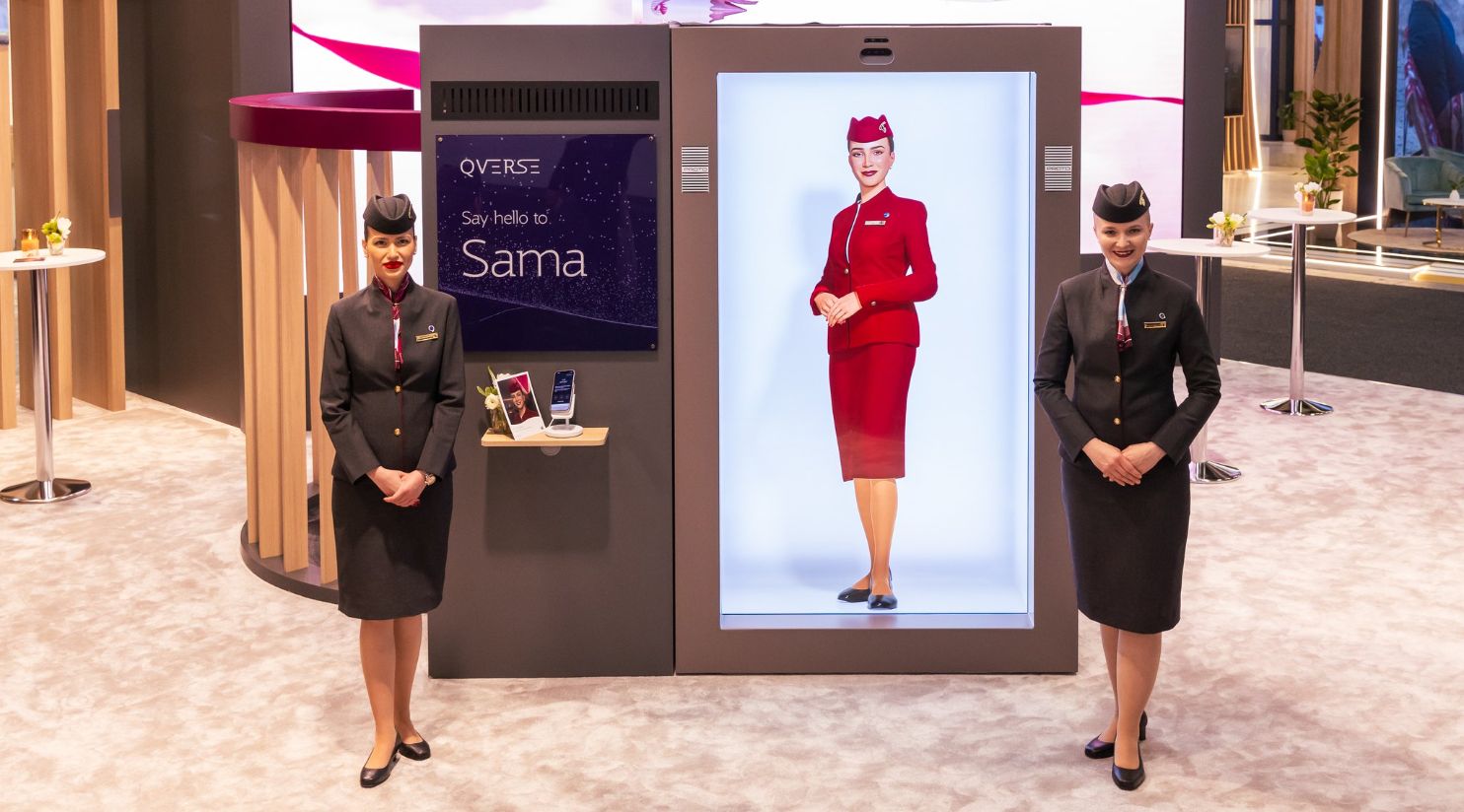 Qatar Airways unveils world’s first AI virtual digital human cabin crew ...