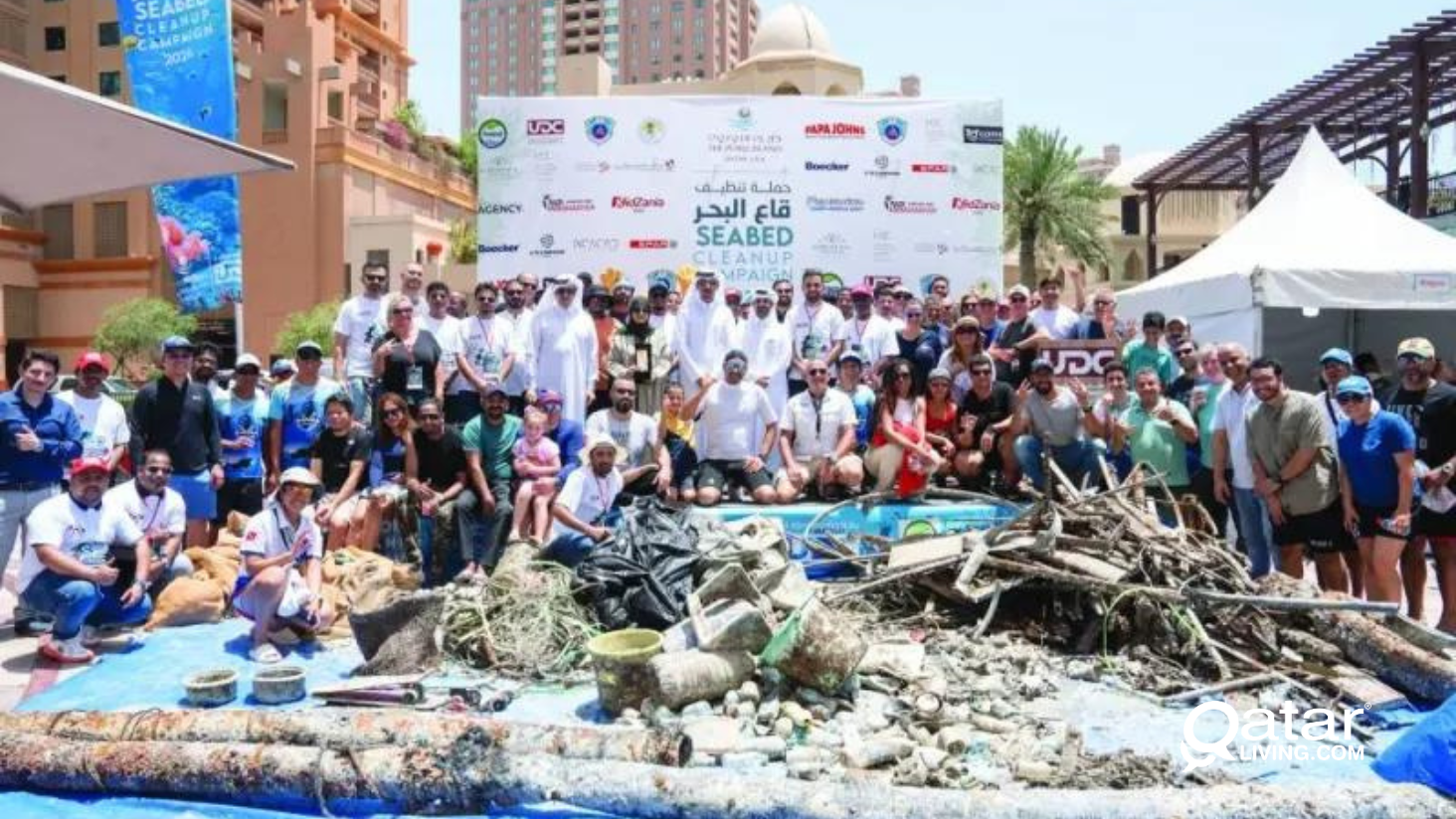 UDC clears 2 Tonnes of Marine waste | Qatar Living