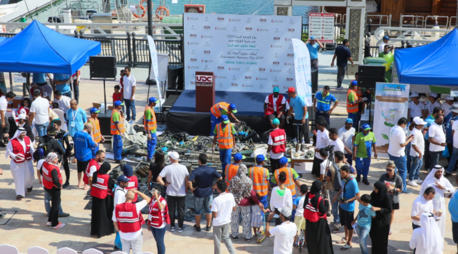 UDC leads Seabed Cleanup at the Pearl Island | Qatar Living