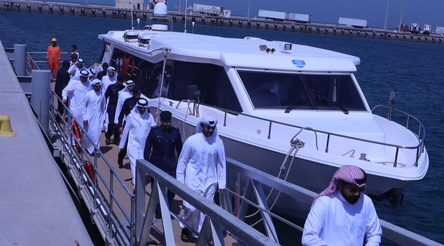 Delegation visits Al Ruwais Port to inspect Bahrain-Qatar maritime link ...