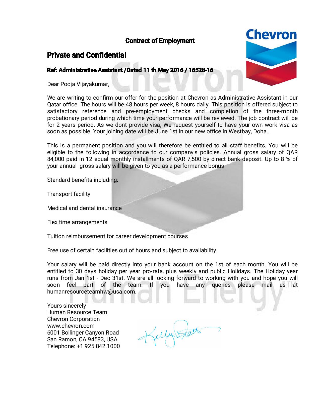 FALSE OFFER LETTER???? | Qatar Living